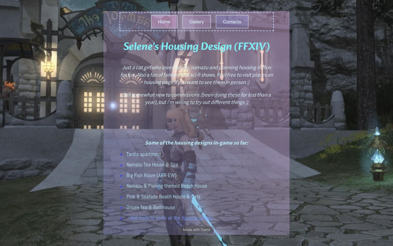 Selene's Housing Design (FFXIV)